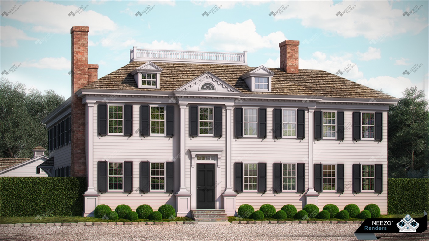 Classical Architecture & Interior Design Renderings